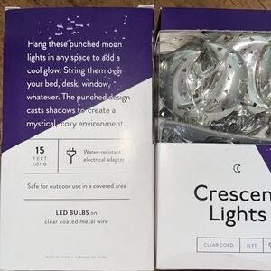 Urban Outfitters | Accents | Nib Crescent Moon Silver Metal 5 Ft L ...